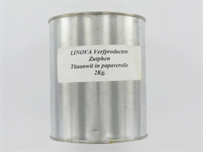 titaanwit gemalen in papaverolie | Linova.nl | Online bestellen